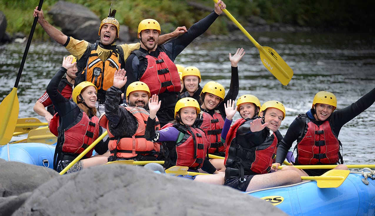 Family Rafting Adventure on the Rouge River | New World Rafting